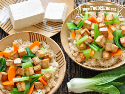 Baked Tofu - Purdue Extension Nutrition Education Program